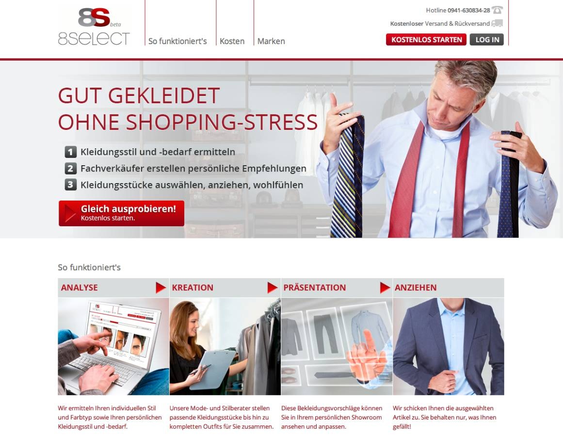 8select.de erfolgreich gestartet: Europaweit erstes Curated Shopping ...