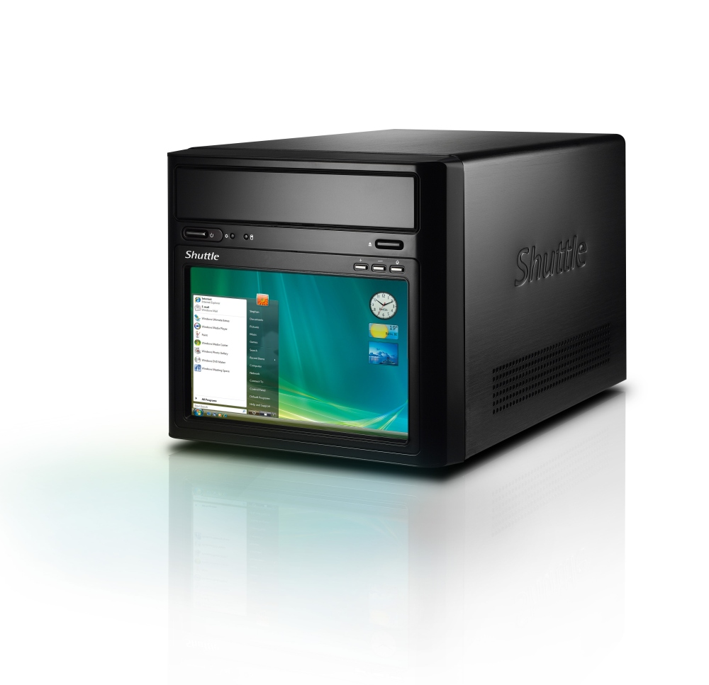 Shuttle: 7" Touchscreen in Mini-PC-Barebone integriert ...