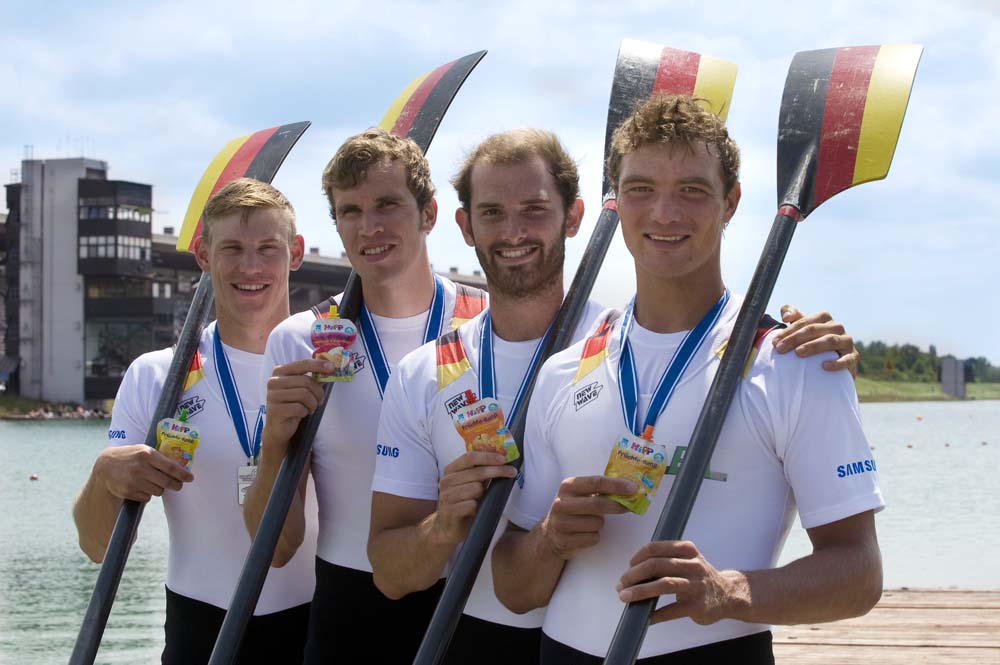 Deutsche Ruderer gewinnen Goldmedaillen mit Babynahrung ...